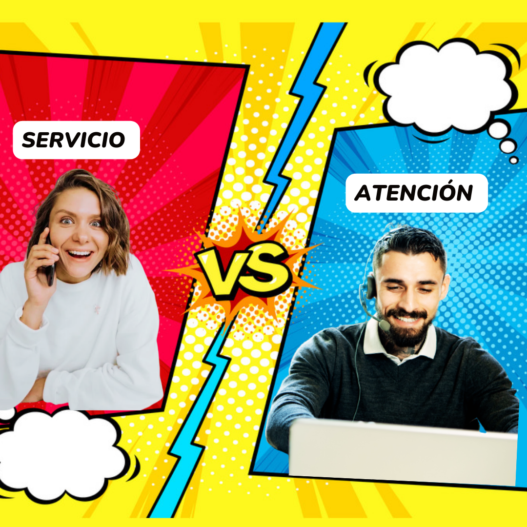 Atención y servicio al cliente: Sus diferencias